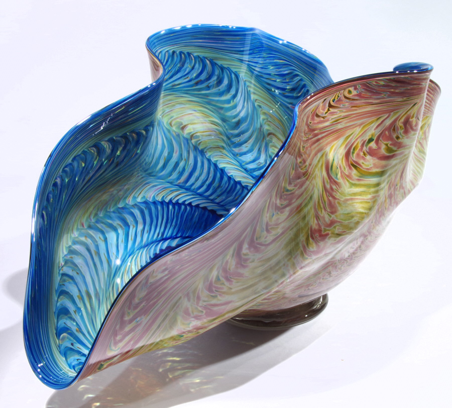 Art Glass Shell Platter from Kela's...a glass gallery on Kauaii