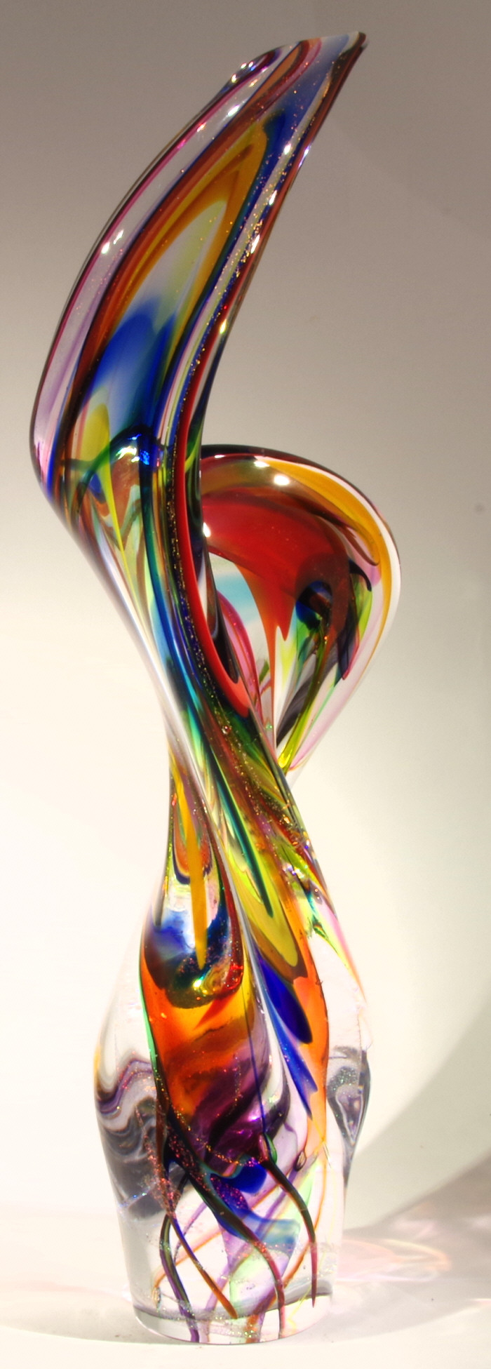 Art Glass Infinity Sculpture from Kela's...a glass gallery on Kauaii