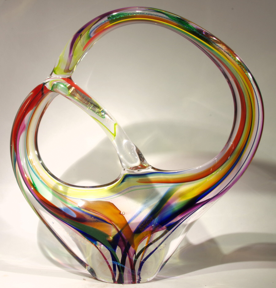 Art Glass Infinity Sculpture from Kela's...a glass gallery on Kauaii