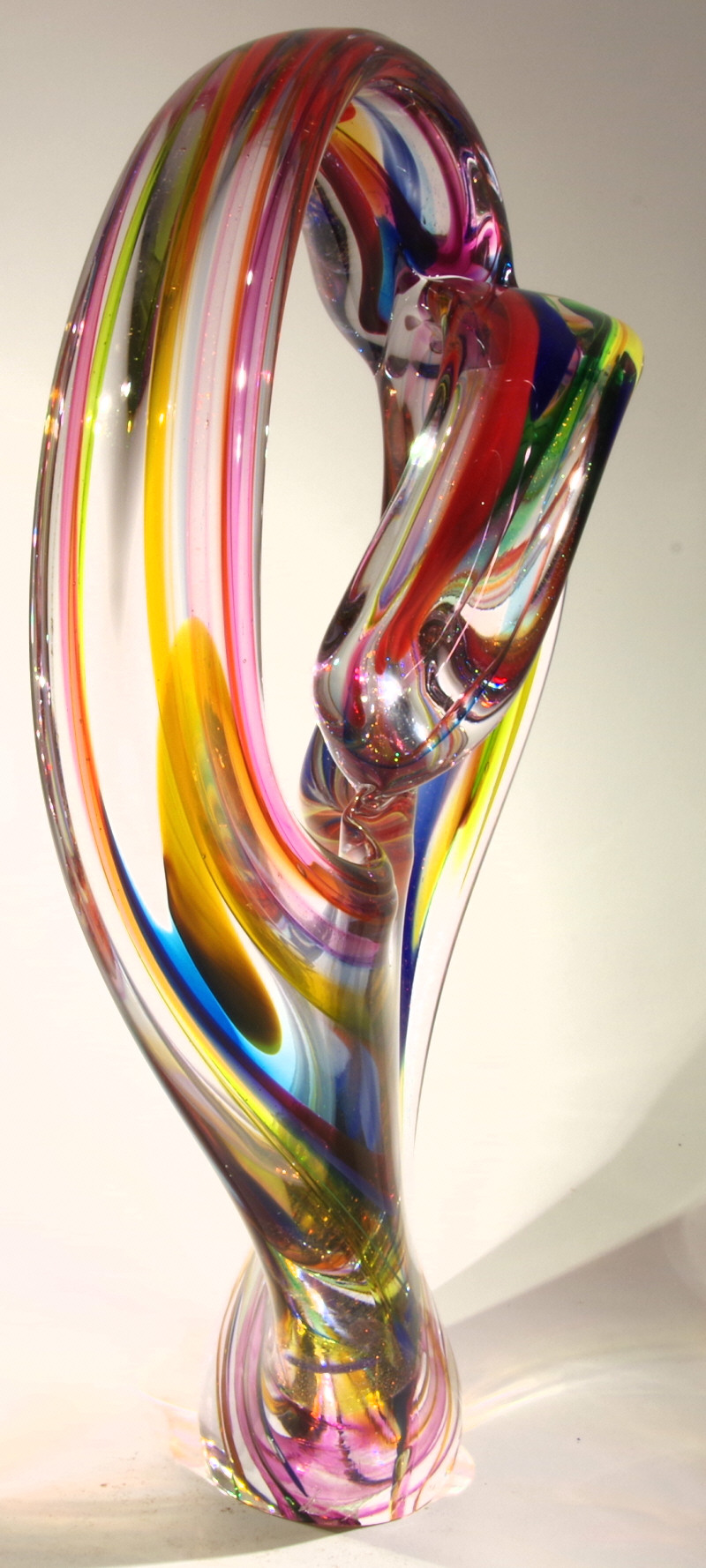 Art Glass Infinity Sculpture from Kela's...a glass gallery on Kauaii