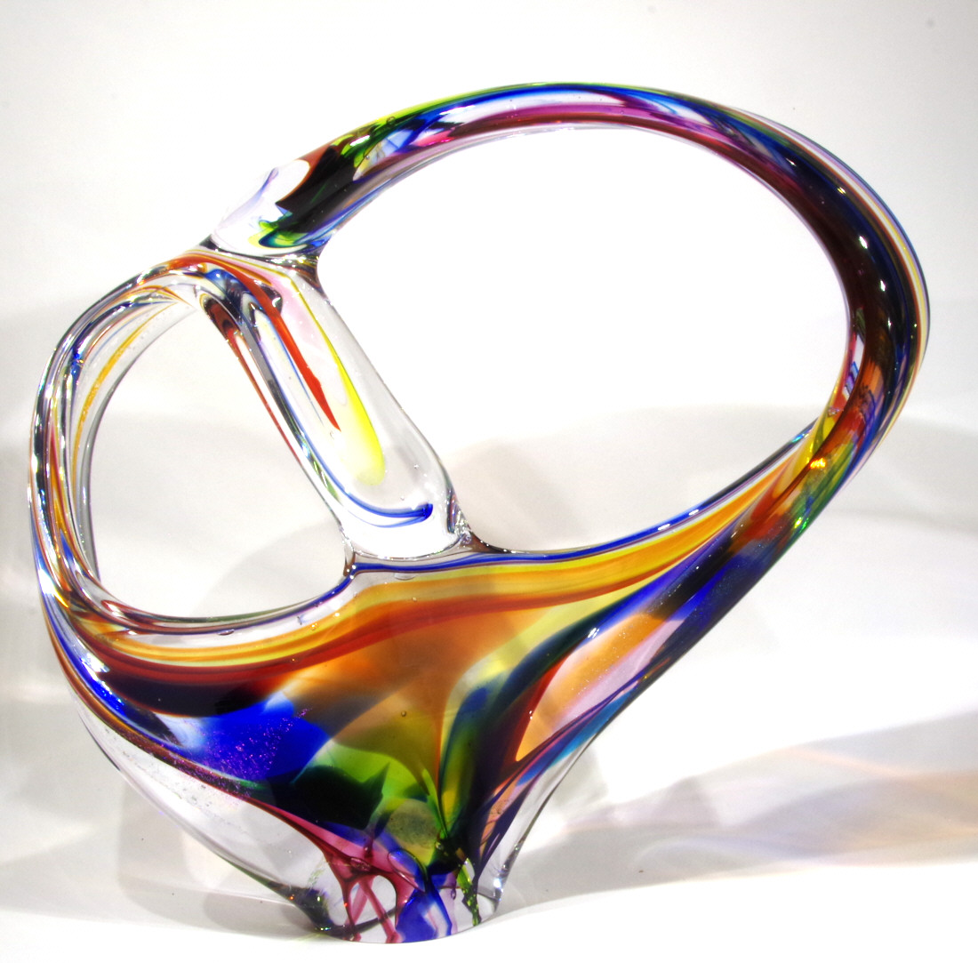 Art Glass Infinity Sculpture from Kela's...a glass gallery on Kauaii