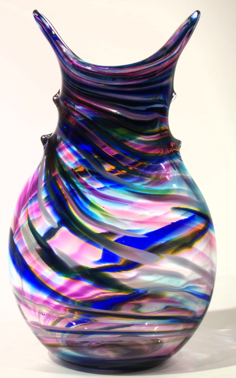Art Glass Sculpture VASE from Kela's...a glass gallery on Kauaii