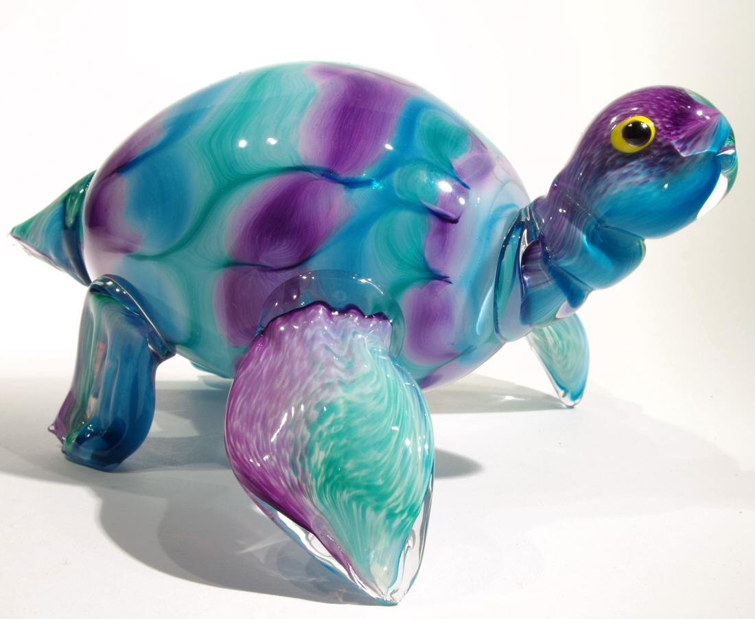 Art Glass Sea Turtle from Kela's...a glass gallery on Kauaii